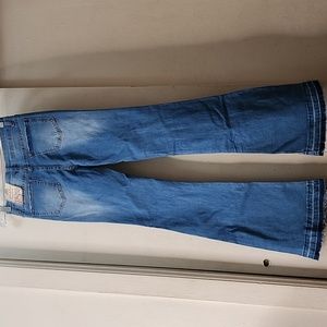 Elite Jeans | Jeans | New 5 Button Ripped Distressed High Rise Flare ...